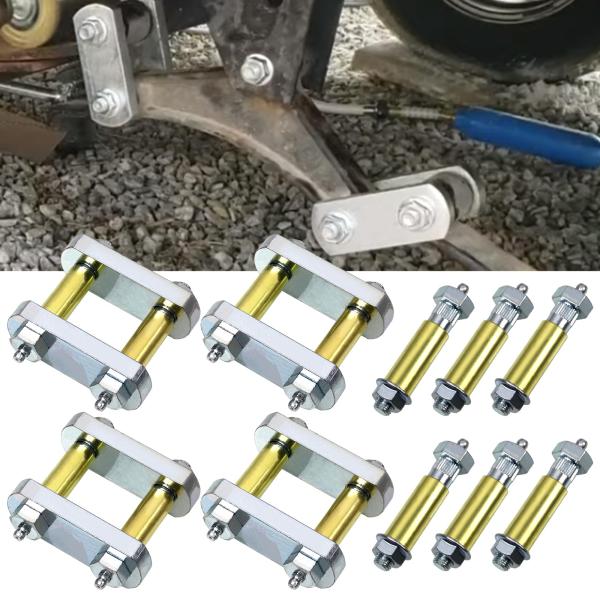 商品名:  RYANSTAR RACING Heavy Duty Shackle Upgrade Kit Compatible with CRE3000 Stock and Equaflex Trailer Shackle kit 2.25...