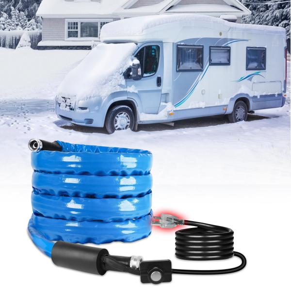 商品名:  Richeer 15 FT Heated Drinking Water Hose For RV, 5/8" Inner Diameter Freeze Protection Down To -20°F/-28°C Energy-...