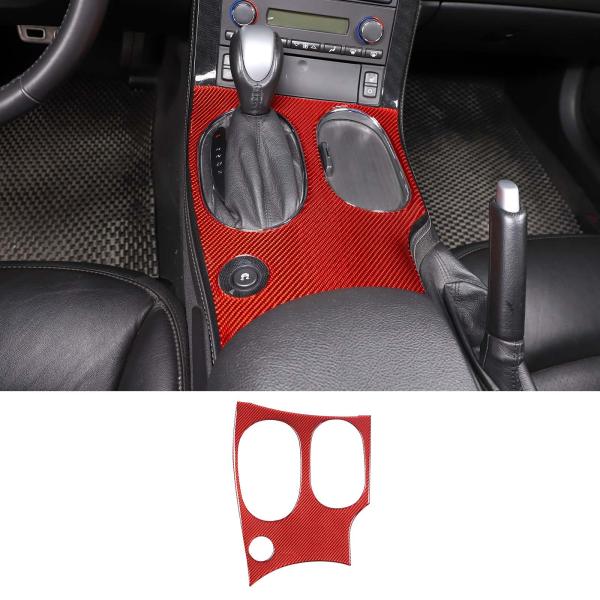商品名:  Moittellc Gear Shift Panel Trim Cover Sticker Compatible with Chevy Corvette C6 2005-2013, Soft Carbon Fiber Gear ...