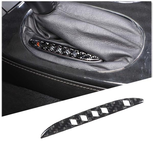 商品名:  Moittellc Gear Shift Panel Trim Cover Sticker Compatible with Chevy Corvette C6 2005-2013, Soft Carbon Fiber Gear ...