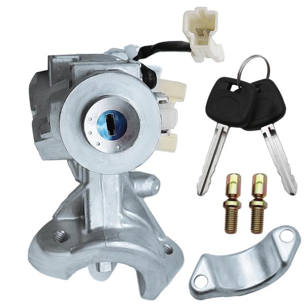 商品名: イグニッションスタータースイッチ 45020-06-4 イグニッションスイッチ ロックシリンダー 交換用 Camry 2002-2006用 キー2個付き チップなし Aynaxcol Ignition Starter Switch...