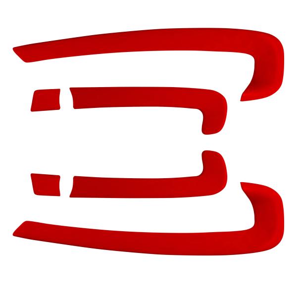 商品名:  Toworldit 6pcs/Set Alcantara + ABS Material Inner Door Panel Cover Trim Sticker Compatible with BMW Mini Cooper F6...