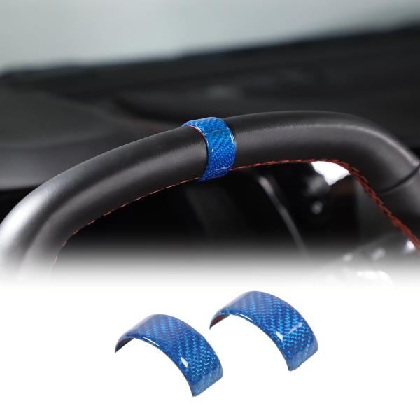 商品名:  Real Carbon Fiber Center Console Circle Trim Cover Fit for Chevrolet Corvette C8 2020-2024, Car Center Console Pan...