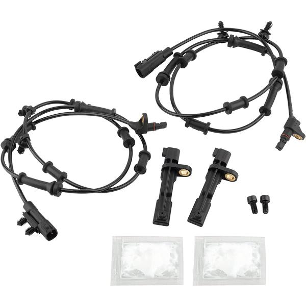 商品名: WEDOAUTO 腹筋センサー WDE02800111-4用 WEDOAUTO 4Pcs Front and Rear Right Left ABS Wheel Speed Sensors Fit for Jeep Wrangle...
