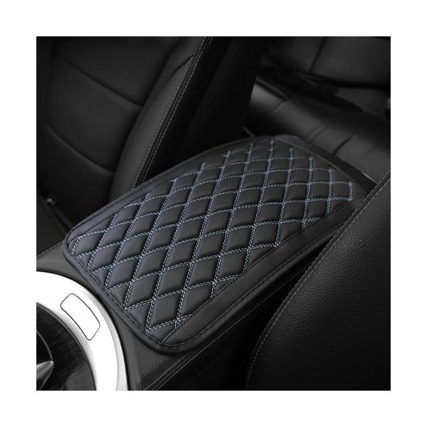 商品名: Bittwee カーセンターコンソールパッド ユニバーサルレザーアームレストシートボックスマット 防水 オートアームレスト収納ボックス カバープロテクター 自動車インテリアアクセサリー ほとんどの車、車、SUVの装飾 Bittwe...