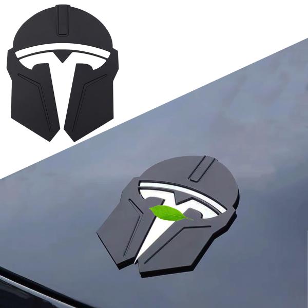 商品名: YHCDSEA for Tesla Model 3 Y フロントロゴステッカー、メタル T ロゴ エンブレム バッジ デカール ステッカー Tesla Model 3/Y アクセサリー用 (ブラック) YHCDSEA for Mo...