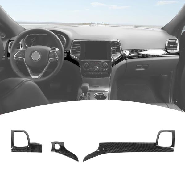 商品名:  PDKLIN for Grand Cherokee Center Console Dashboard Panel Trim AC Vent Cover for Jeep Grand Cherokee 2011-2020 Carb...