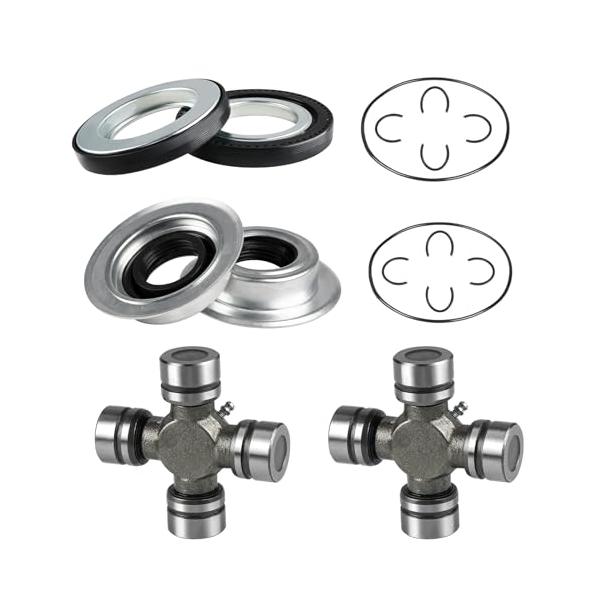 商品名: WMPHE フロントアクスルシールとグリース可能なUジョイントキット フォード F250 F350 Superduty 2005-2014 2017426 2014835 54983 25-332X SPL55-3X 交換用 シー...