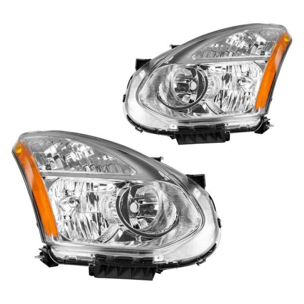 商品名:  KAX Driver Left Side Headlights Assembly Direct Fit Rogue 08-13 S/SV/SL/Krom/S Krom,Rogue Select 14-15 S, IP65 Alu...