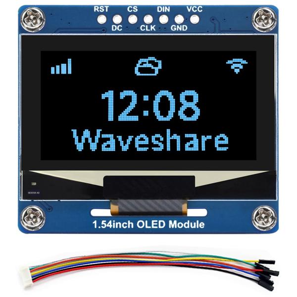 商品名: ウェーブシェア 1.5インチ OLED ディスプレイモジュール 128×64ピクセル 埋め込みSSD1309ドライバーチップ SPI / I2C通信 Raspberry Pi/ESP32/ Jetson Nano/STM32など ...