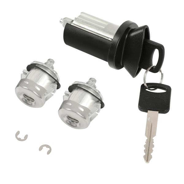商品名:  HECASA Ignition Switch Lock Cylinder Door Lock Set Compatible with 1998-2019 Ford F150 F250 F350 Super Duty Excurs...