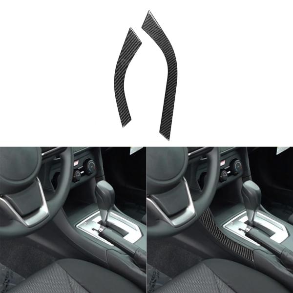 商品名: NVCNX リアルプレミアムカーボンファイバーカーセンターコンソール ギアシフトパネルサイドストリップカバー スバルインプレッサ2017-2023 / Crosstrek 2018 2019 2020 2021 2022 2023...