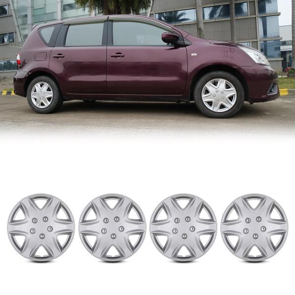 商品名:  AUTOFREE 14 Inch Hubcaps Wheel Covers Silver, Universal ABS Wheel Rim Covers Clip On Auto Tire Sturdy Guards OEM S...