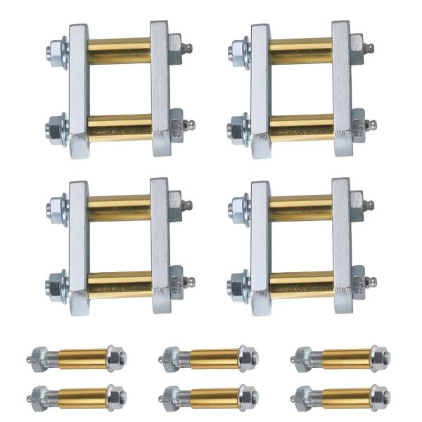 商品名: 高耐久シャックルアップグレードキット UO12-016交換用 CRE3000 Stock Equaflex 2.25インチシャックル タンデム車軸トラック/トレーラーサスペンションキットに対応 Heavy Duty Shackle...