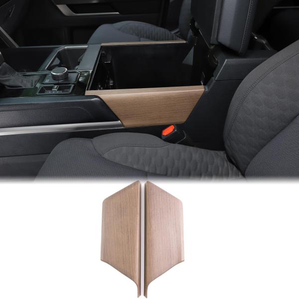 商品名: Aunginsy センターコンソールサイドアームレストボックス下部パネルトリムカバー トヨタ@a Tundra/Sequoia 2022 2023トラックセンターコントロールギアシフトサイドパネル装飾ステッカー保護ABSインテリア...