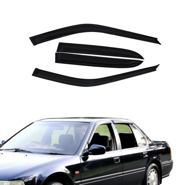 商品名:  Gldifa Window Visor Compatible with Honda Accord 4 Door 1990-1993 Dark Smoke Vent Rain Guardsブランド: GLDIFA商品サイズ: 19...