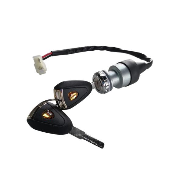 商品名:  JOEEGO Ignition Starter Switch Assembly for 48V Golf Cart, Replacement for ICON/Edison/Advanced EV, Unique Key Swi...