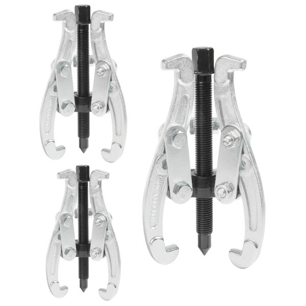 商品名: RACOONA ギアプーラー 高耐久 プーリープーラー カーアクセサリー 3ジョーギアベアリング フライホイールプーリー取り外しツール ギア取り外しツール ギアプーラーセット 3インチ 4インチ 6インチ 3ジョープーラーキット ...