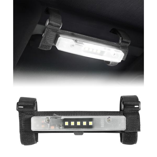 商品名: RACOONA UTV ドームライト UTV インテリアライト ユニバーサルロールバーマウント LEDライト カーアクセサリー インテリアドームライト ユーティリティロールケージライト カーテシライト UTV ATV RZR トラ...