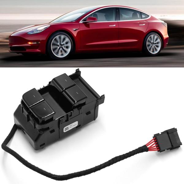 商品名: Jaronx Teslaモデル3ウィンドウスイッチ 運転席側マスターウィンドウスイッチ Tesla Model 3 2017 2018 2019 2020用 1081037-01-F 1081037-01-D 左フロントサイドパワ...