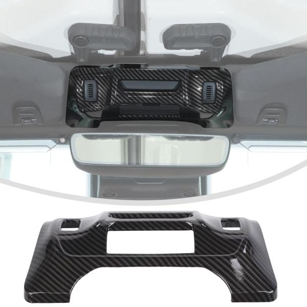 商品名: Linskip ワンタッチルーフパネルトリム 2024 2025 ジープ ラングラー JL 4XE &amp; グラディエーター JT 対応 オーバーヘッド機能装飾カバー ジープラングラーインテリアアクセサリー用(カーボンファイバ...