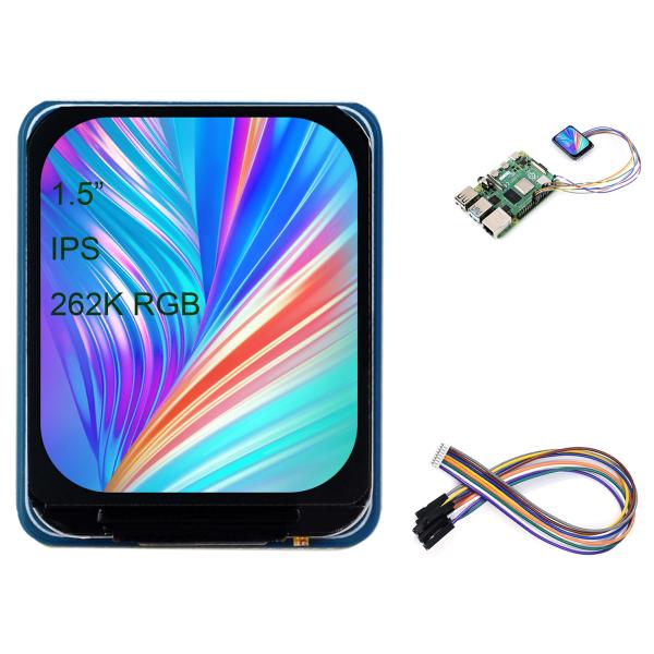 商品名: waveshare ラウンドコーナー 1.5インチ LCDモジュール IPSディスプレイ 240×280 解像度 262K RGB カラー 埋め込み NV3030B ドライバー SPIバス使用 Raspberry Pi/STM32...