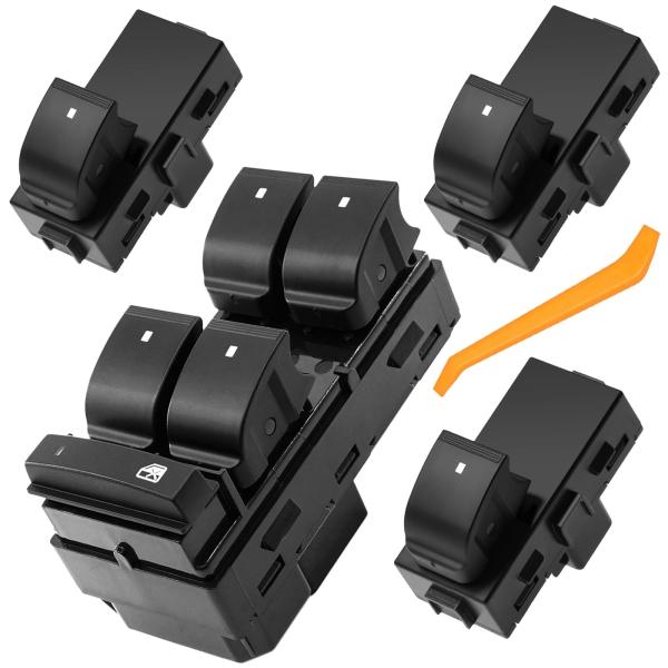 商品名: パワーウィンドウスイッチ 運転席側 &amp; 助手席ウィンドウスイッチ 3個 07-13 シボレー シルバラード/GMC シエラ 1500/2500HD/3500HD 08-11 シボレー HHR 09-17 トラバース 10-...