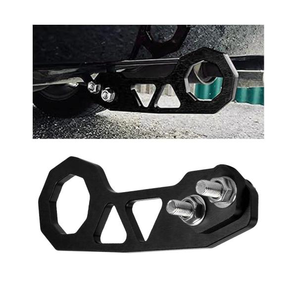 商品名: GLSOWEE ユニバーサルカーリア牽引フック、アルミ合金牽引フックオートトレーラーリング、車のリアバンパーレーストレーラーフック、ほとんどの車、SUV、トラック用の車の装飾アクセサリー(ブラック) Universal Car R...