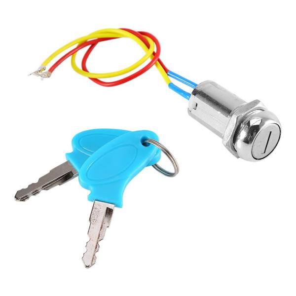 商品名:  2 Wire Key Ignition Switch Locking Keys Lock Base Ignition Key Switch Replaces 6.5x4.5cm Starter Switches for Mobi...