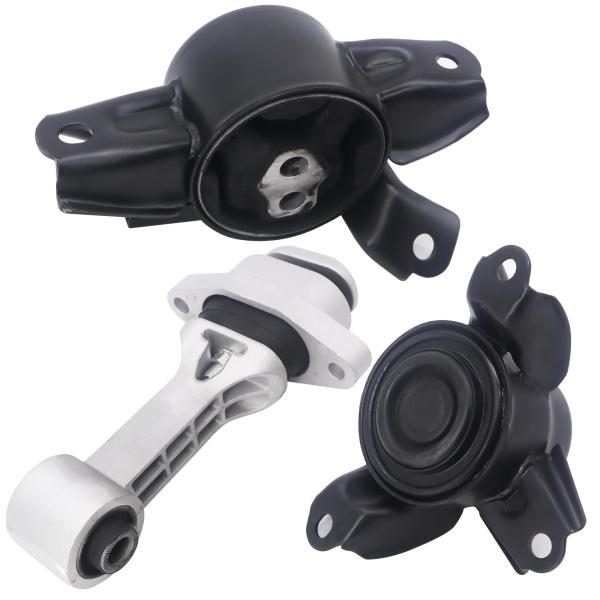 商品名: HiSportエンジンモータートランスミッションマウント 2012-2016 ヒュンダイアクセントベロスター1.6L オートモーター&amp;トランスマウントセット3個 A71004 A71029 A71020の交換用 HiSpo...