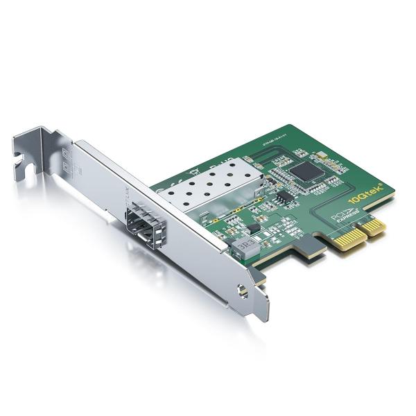 商品名: Gigabit PCIe NIC Intel I210ASチップ付き シングルSFPポート 1GB ネットワークカード Intel I210-1S NIC、PCI Express 2.1 X1、Windowsサーバー/Linux用...