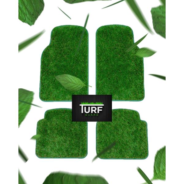 商品名: 人工芝カーマット グリーンカーマット/リアル30mm 芝カーフロアマット 4ピース ゴムバッキング付き、ユニバーサルフィットカーマット 車、SUV、トラック用 Car Floor Mats Real Turf Car Mats U...