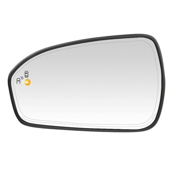 商品名:  Senzeal Driver Side Heated Mirror Glass with Blind Spot Detection BLIS for Ford Fusion 2013 2014 2015 2016 2017 20...