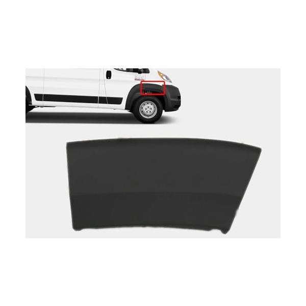 商品名: MJD 自動車部品 RAM PROMASTER 2019-2023用 右助手席側トリム成形カバー ブラック (フェンダーフレア) MJD AUTO PARTS FOR RAM PROMASTER 2019-2023 RIGHT P...