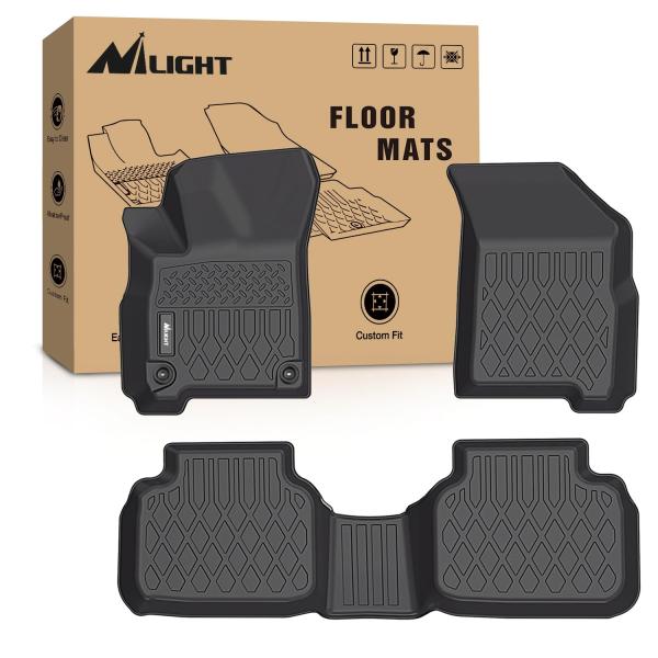 商品名: Nilight TPE フロアマット Dodge Journey 2011 2012 2013 2014 2015 2016 2017 2018 2019 2020、全天候型カスタムフィットヘビーデューティーフロアライナー Nil...