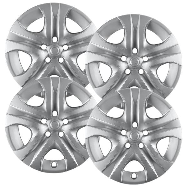 商品名: Hubcaps.com - プレミアム品質 17インチ シルバー ハブキャップ 2013 2014 2015 2016 2017 2017 2018 トヨタ Rav4、ヘビーデューティー構造 (4個セット) 61170AMS-4 ...