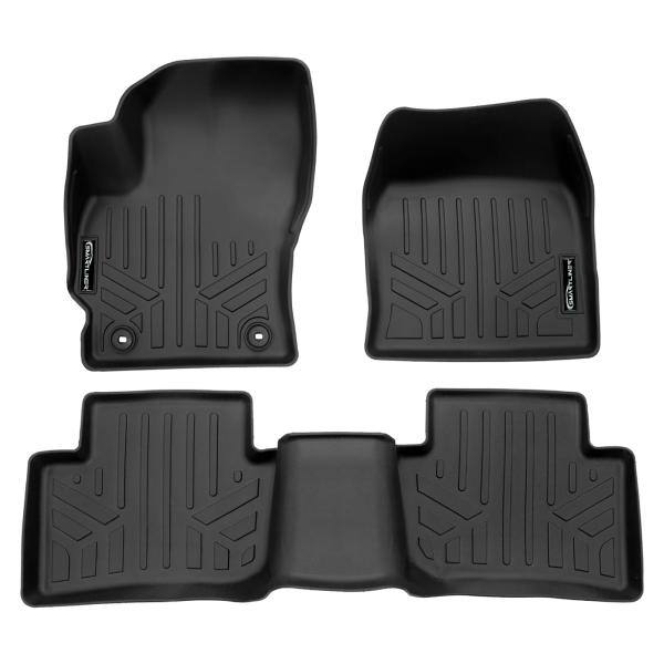 商品名:  SMARTLINER Custom Fit All Weather 2 Row Black Floor Mat Liner Set Compatible with 2022-2023 Toyota Corolla Cross (...
