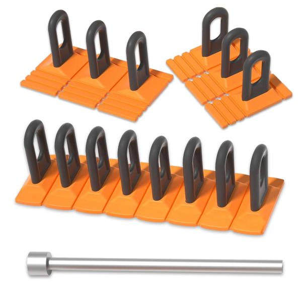 商品名: GLSOWEE 4個/セット 車のへこみ修復ツール、ペイントレスへこみ修復除去ツール、ヘビーデューティーデントプーラーキット、強力な車体修復ツール、接着剤タブへこみ除去ツール、車のへこみ修理用(イエロー) 4Pcs/Set Car...