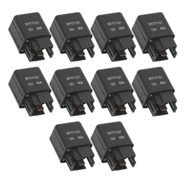 商品名:  10pcs Car Relay RTT7121 4 pin 40A 12V Car Relay for Automotive Truck Van Motorcycle Boat with ABS Material 90987 0...