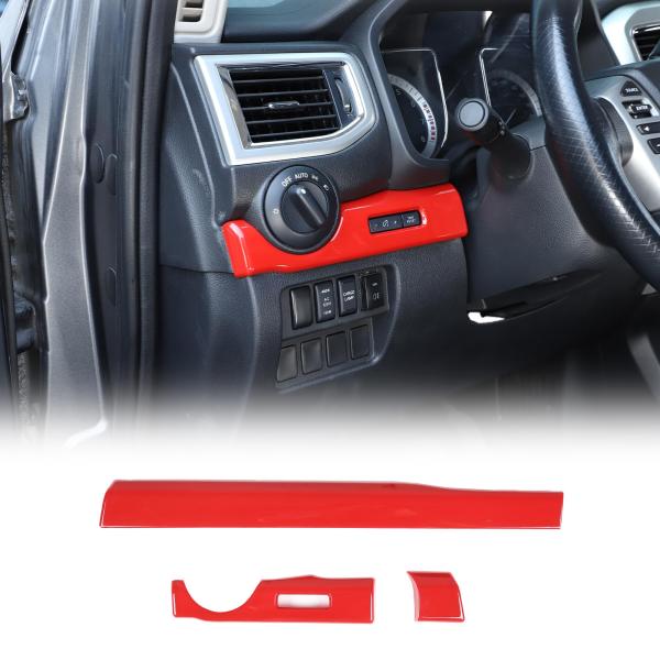 商品名:  Fgtagtal Car Center Console Decorative Strip Cover Compatible with Nissan Titan 2016-2023, ABS Co-pilot Central Co...