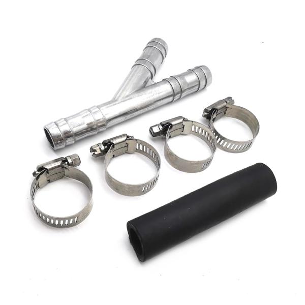 商品名: DOUQANG ヒーターホースコネクター クランプ付き Dodge Chrysler Mini Van New 47238Hp DOUQANG Aluminum Heater Hose Y Connector With Clamp...