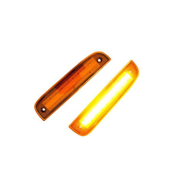 商品名:  KACEPAR Front Bumper Turn Signal Light, Side Marker Corner Lamp Light, Compatible with Jeep Cherokee 1997-2001, St...