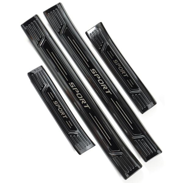 商品名: Birbenben マツダ CX 50 ステンレススチールインナードアシルプレート、2023 2024 2025 マツダ CX-50 トリムアクセサリーインテリアドアエントリーガードプレート装飾ステッカー-シルバー Birbenb...