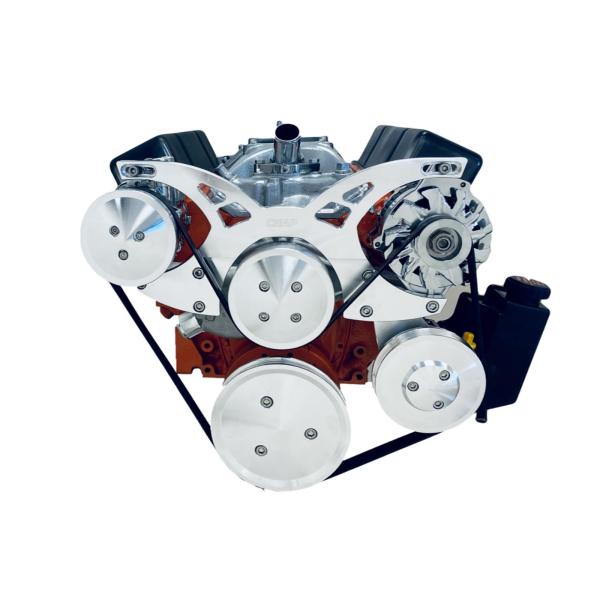 商品名:  Chap Performance Big Block Chevy Serpentine Pulley Conversion Kit ALT PS A/C 396 427 454 BBCブランド: Chap Performance...