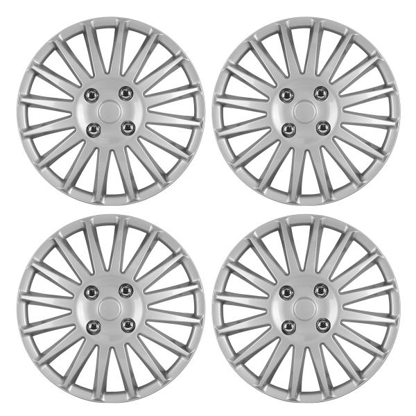 商品名:  Winjet 15'' Universal Hubcaps - Wheel Rim Cover - Set of 4 Wheel Cover Replacement - ABS Material Hubcaps for Car ...