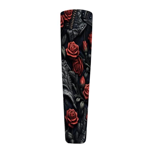 商品名:  Kustom Cycle Parts Leather &amp; Red Roses Dash Panel Console Insert! Fits Harley Davidson 21-23 Street Glides &am...