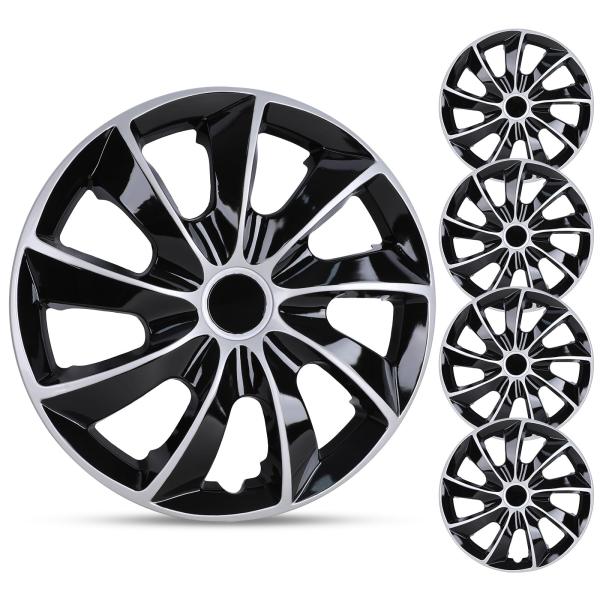 商品名:  AUTOWIKI 4-Pack 15 Inches Wheel Rim Cover Hubcaps, Fashion Style Replacement 15" Hubcaps fit on Car Truck SUV Hub ...