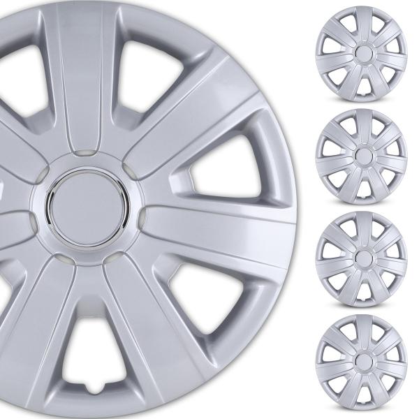 商品名:  WOLFSTORM 4-Pack Premium 15 Inches Wheel Rim Cover Hubcaps,Redesign Fashion Style Replacement Car Truck SUV Hub Ac...