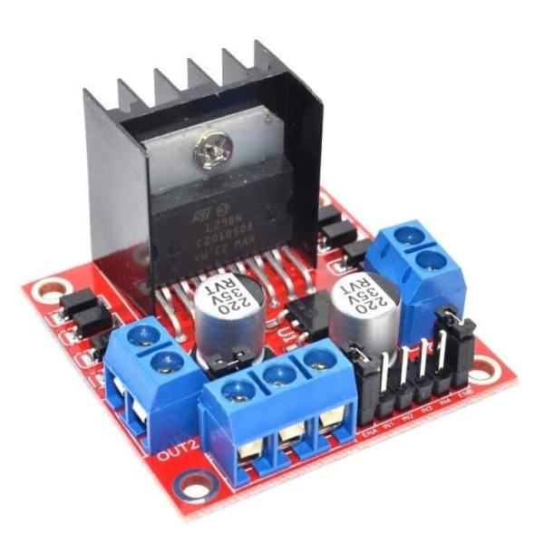 商品名: ShillehTek L298N モータードライバーコントローラーボードモジュール ステッピングモーター DC デュアルHブリッジ Raspberry Pi ArduinoスマートカーパワーUNO MEGA R3 Mega2560...