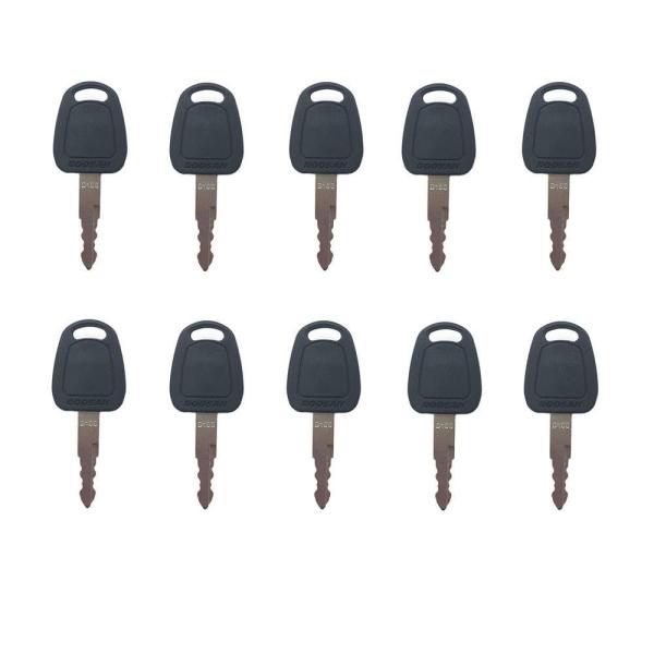 商品名:  10 Pcs D100 Key 110702-00151 for Daewoo for Terex for Doosan Excavator Heavy Equipment ELI80-0125 Ignition Switch ...
